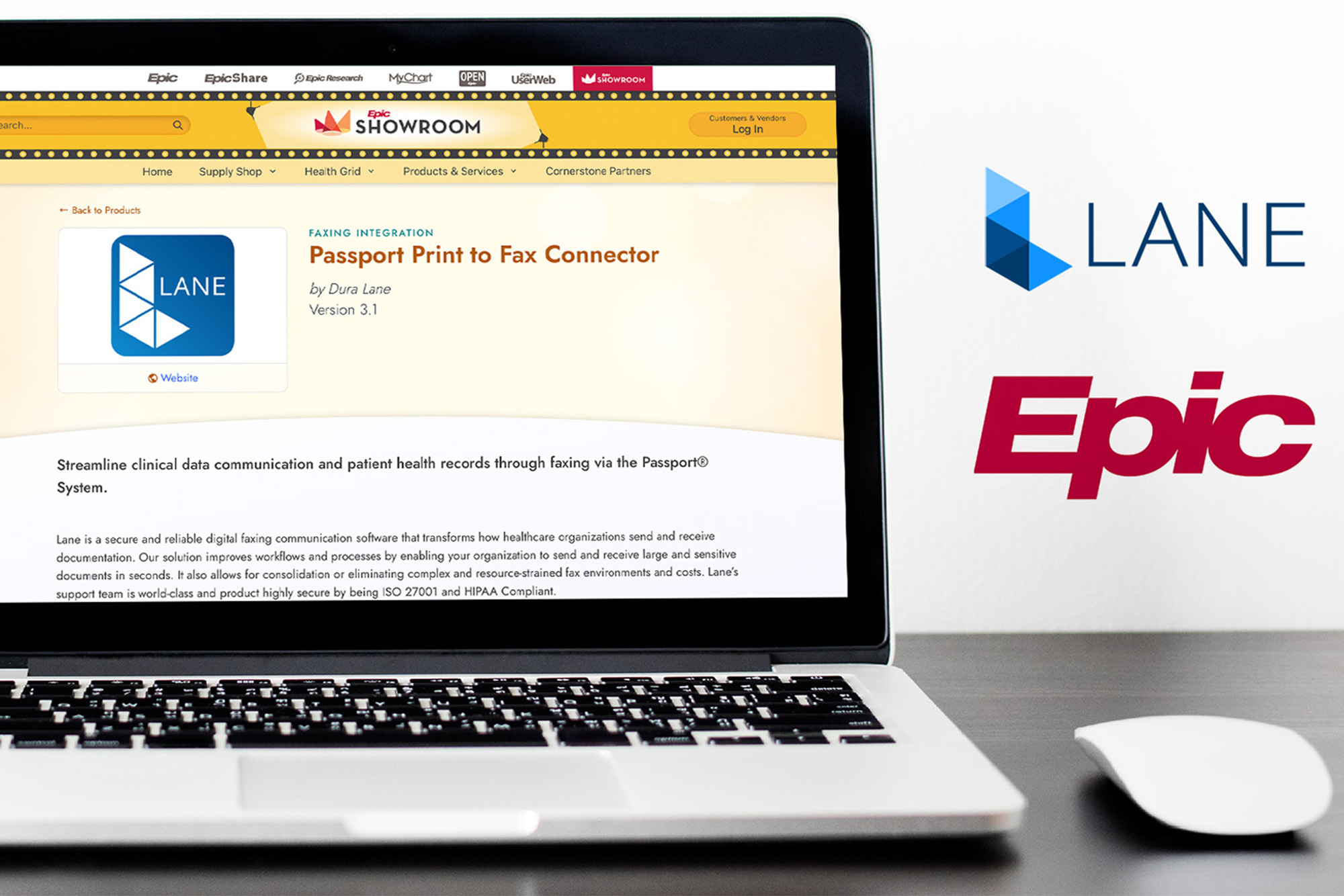 Lane is Now Featured in Epic’s Showroom | Dura Software